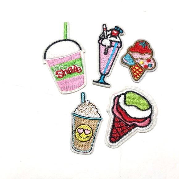 Accessories | Ice Cream Patch Iron On Junk Food Applique Diy | Poshmark